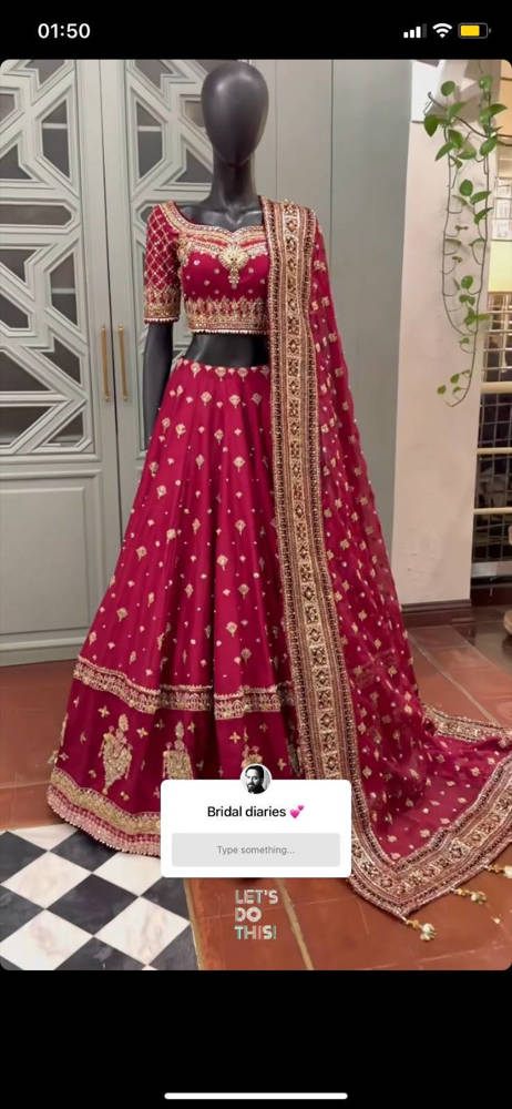 Red Bridal Customized | Mohsin Naveed Ranjha Design Studio